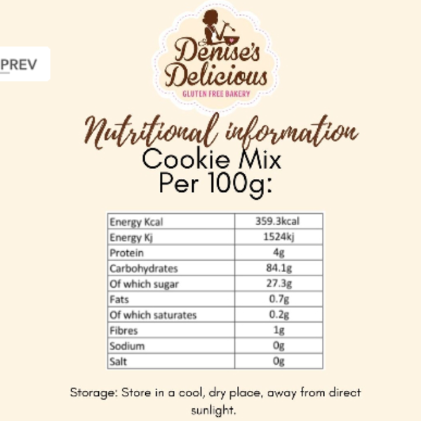 Denise’s Delicious Vegan and Gluten Free Cookie Mix | Ireland & UK Delivery